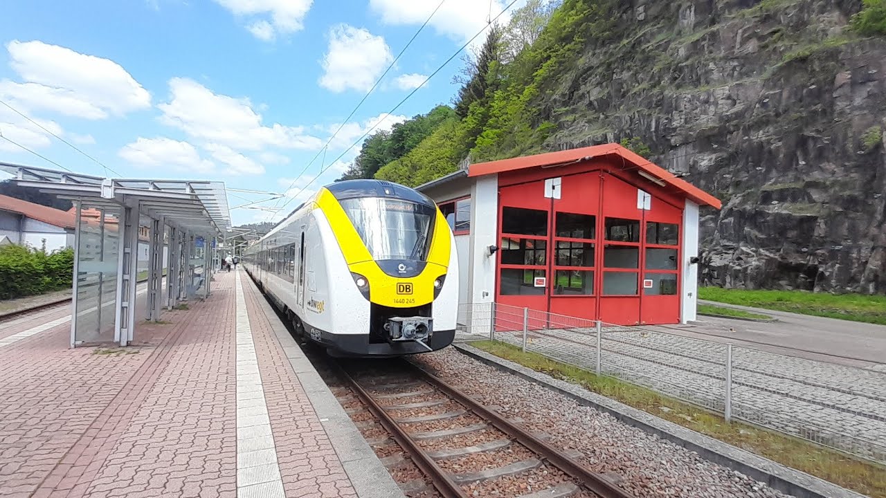 Mit dem Bwegt BR 1440 Krinsekatze Als RE 40 Von Karlsruhe Hbf nach ...