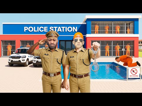 🤩Franklin's House Upgraded In POLICE STATION 🤖😡 Indian Theft Auto💥🤡Indian Bike Driving 3D