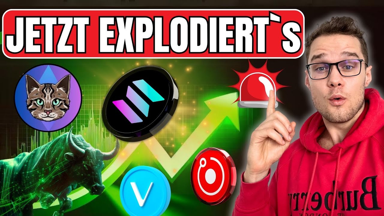 Solana, Hemule und Bitcoin! Hier wird es jetzt Spannend! 100X Memecoin ...