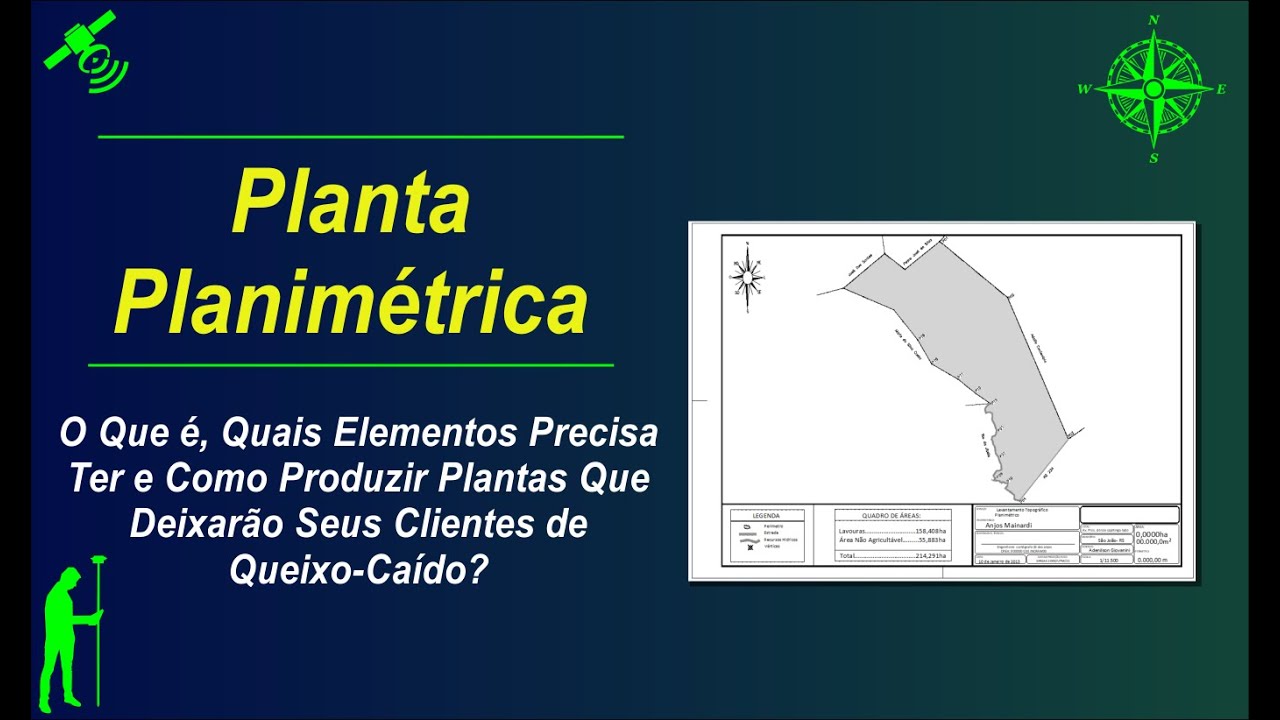 Planta planimétrica: tudo que você precisa saber a respeito! - YouTube