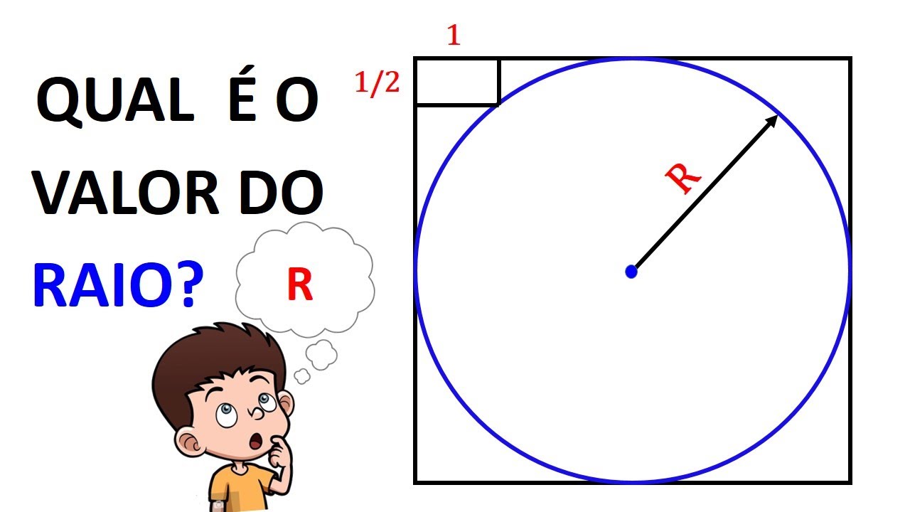 Qual é o valor do raio? | Como calcular - YouTube