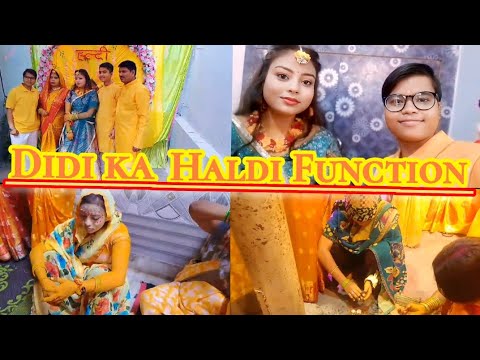 aaj hui didi ki haldi ☺️||Haldi ke photoshoot||Must watch this video||Mahak Prajapati family ...