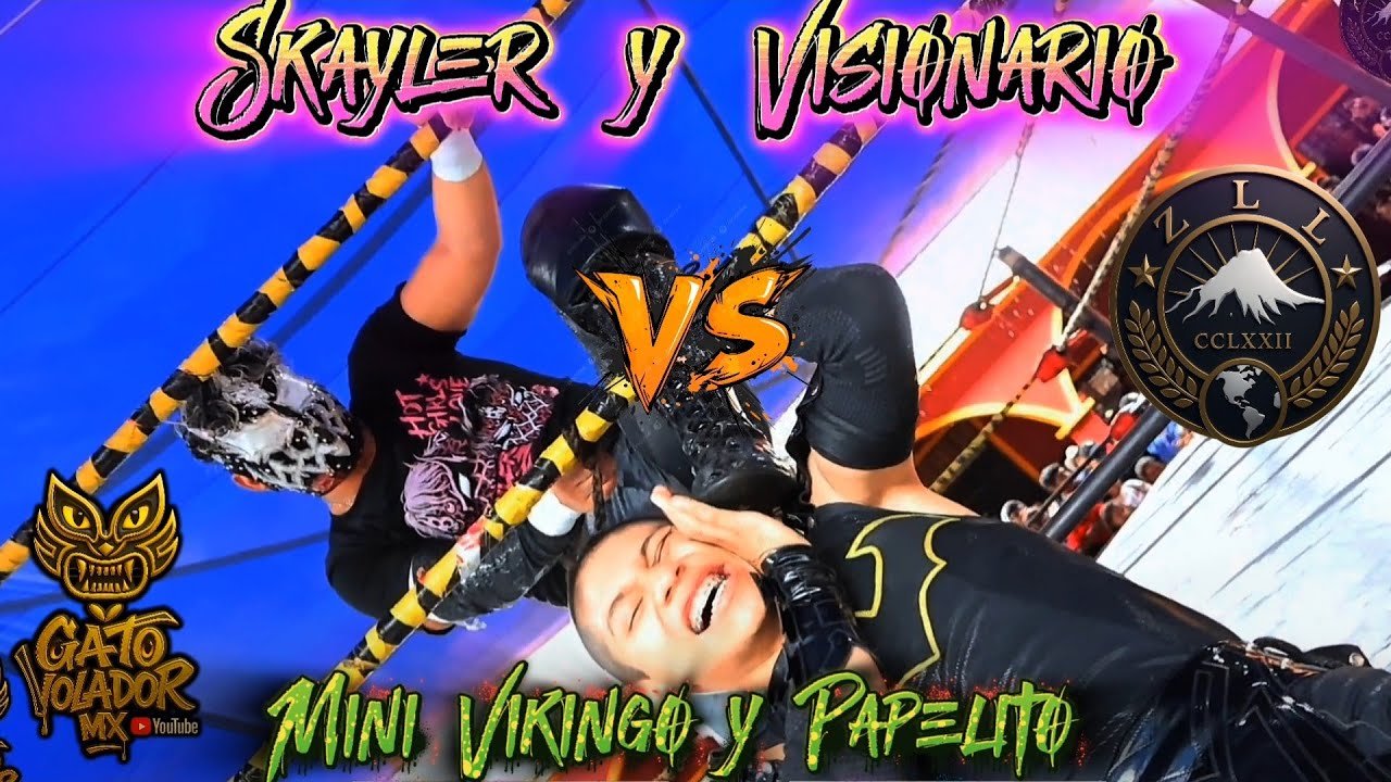 Skayler y Visionario Vs Mini Vikingo y Steven Manson. Necoxtla, Ver ...