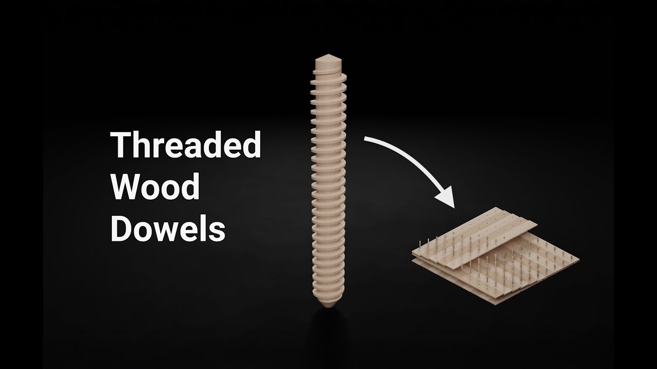 An Introduction to Threaded Wood Dowels - YouTube