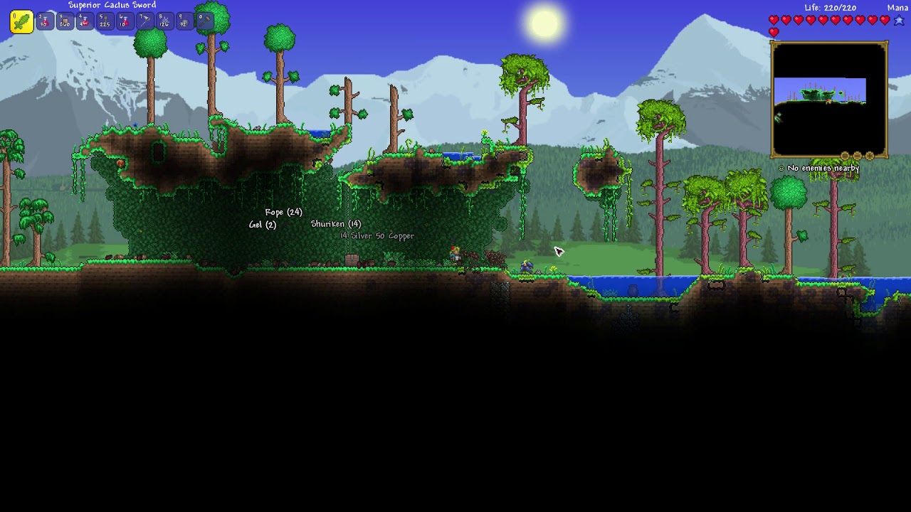How to get Shuriken throwing item - Terraria - YouTube