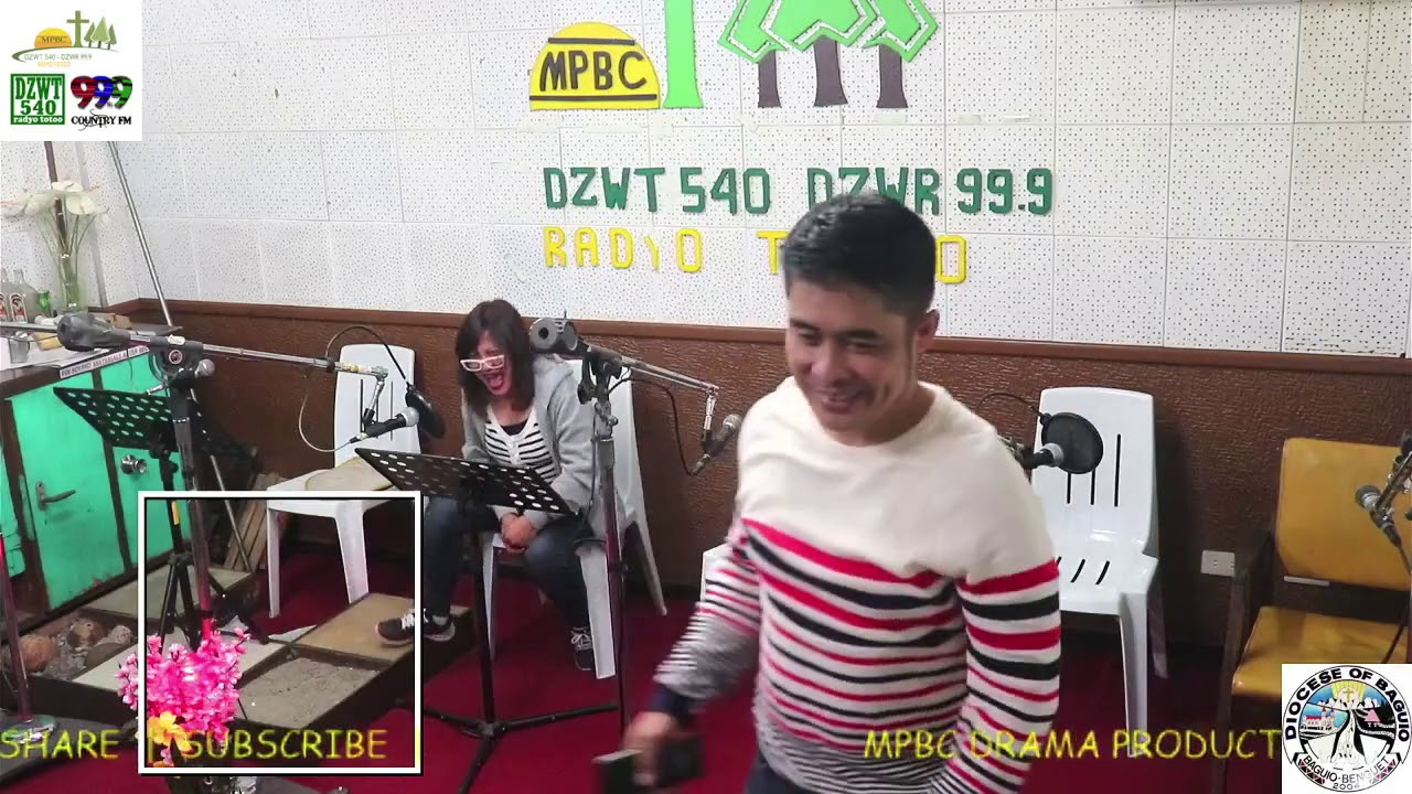 Kapitan Enteng, Kuarog & Toyang kulitan katawaan @ Drama recording ...