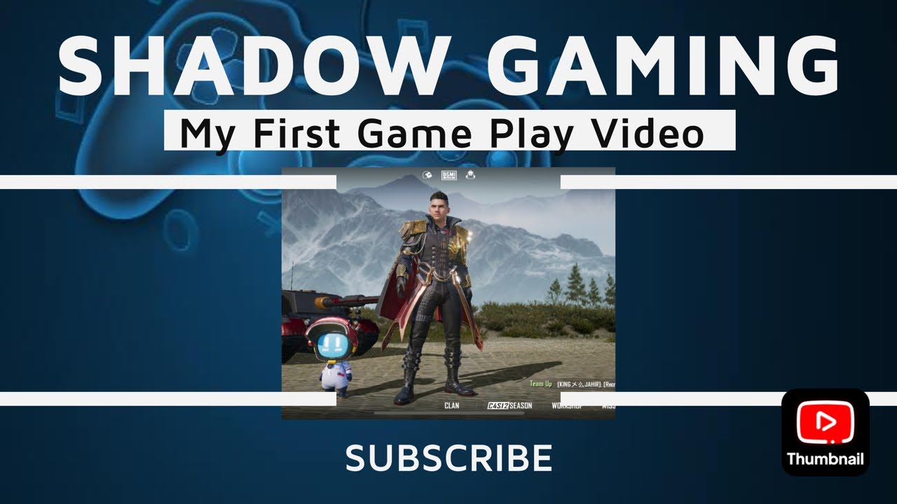 My 1st Game Play Video 😇 || SHADOW GAMING #bgmishorts #bgmi - YouTube