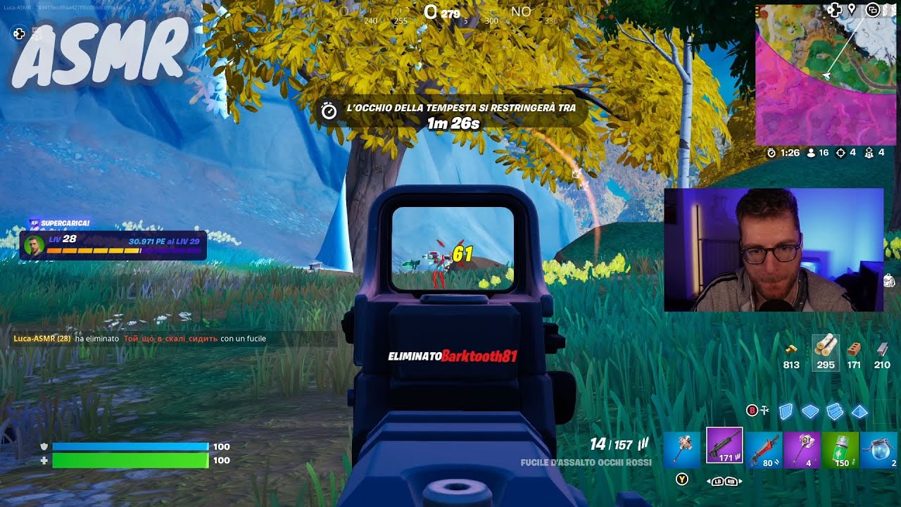 FORTNITE - ASMR • PARTITELLA della DOMENICA • Gameplay ASMR ITA - YouTube