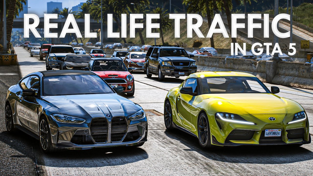 GTA 5 Real Life Traffic Mod - Central Real-Life Traffic Mod v2.0 ...