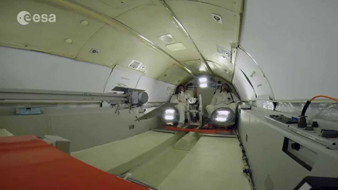 Weightless net testing for derelict satellite capture - YouTube