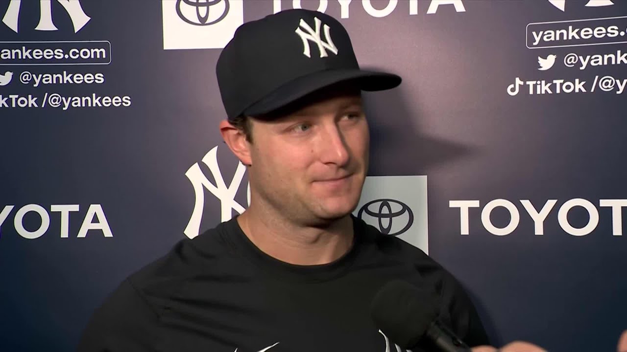 Gerrit Cole speaks after his 50th win as a New York Yankee - YouTube