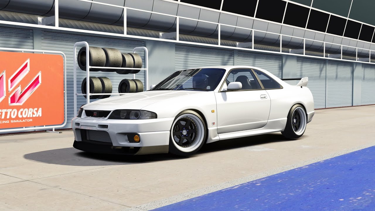 Assetto Corsa: 500hp R33 Sound Mod Test Drive - YouTube