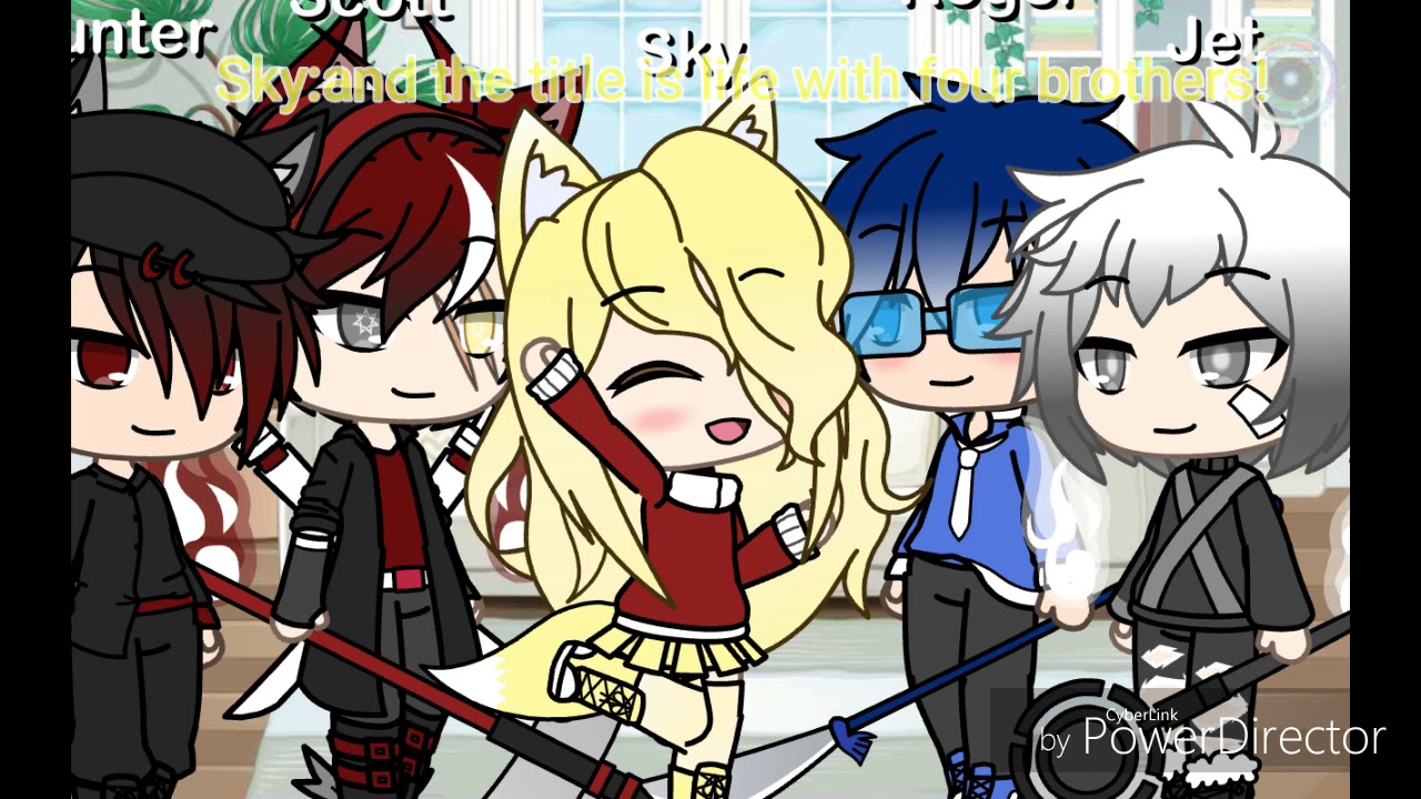 Life with Four brothers(gacha life) - YouTube