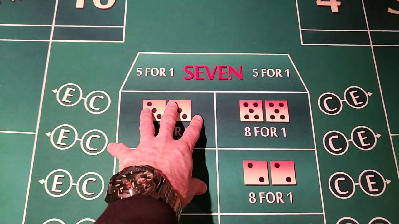 Basic craps table layout - YouTube