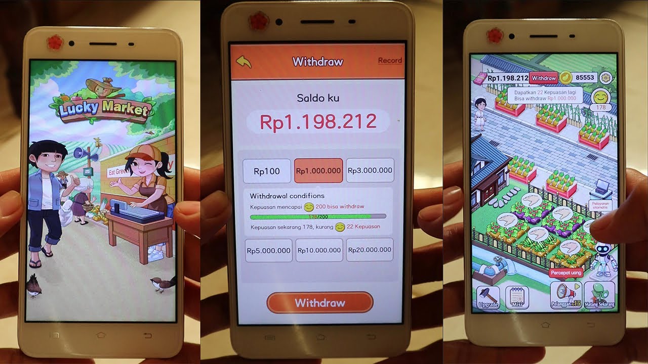 game online penghasil uang 2022 | lucky market terbukti membayar?? pembuktian 1JT - YouTube