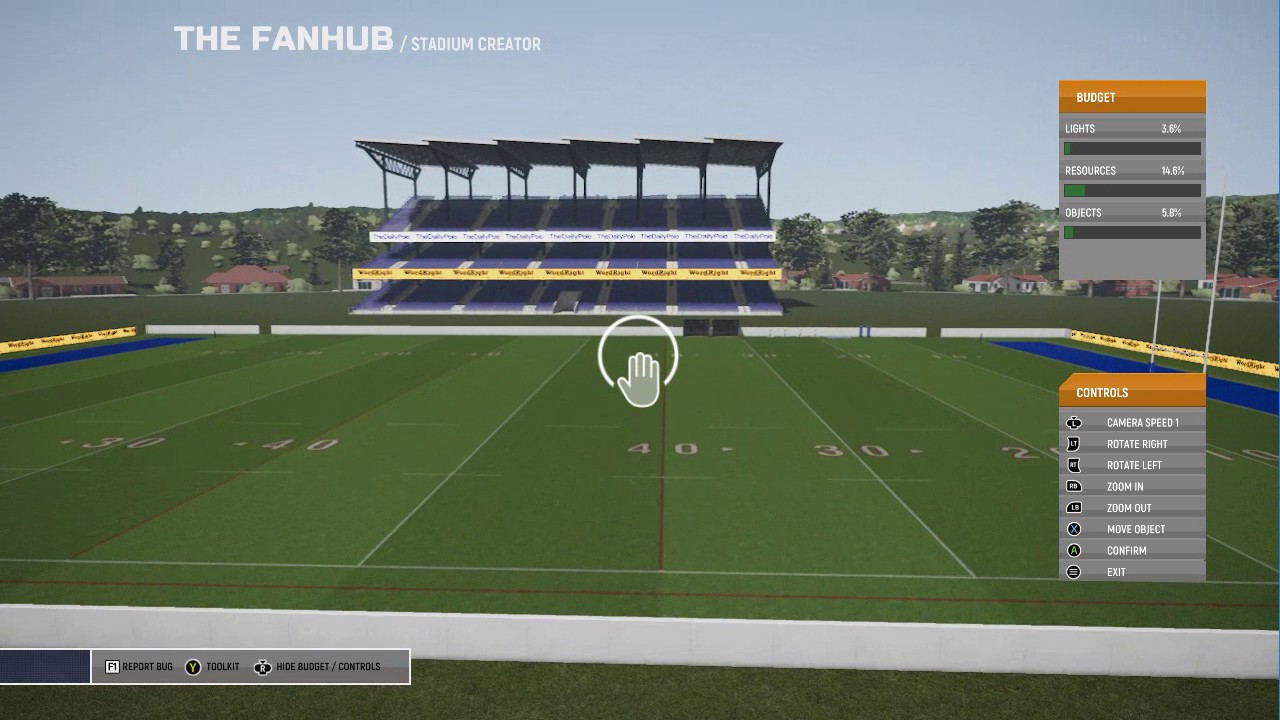 Rugby League Live 4 - Fan Hub (Stadium Creator) - YouTube