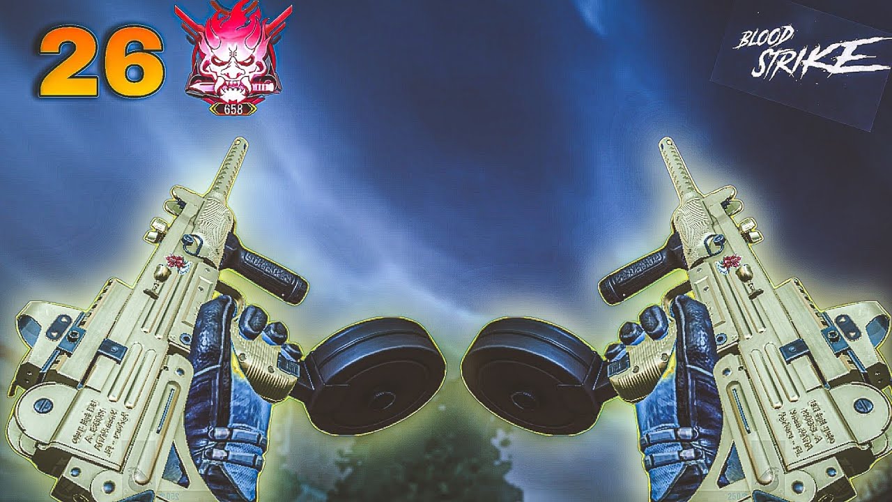Dual UZI ( gold camo ) - 26 KILLS INSANE GAMEPLAY BLOOD STRIKE ULTRA ...