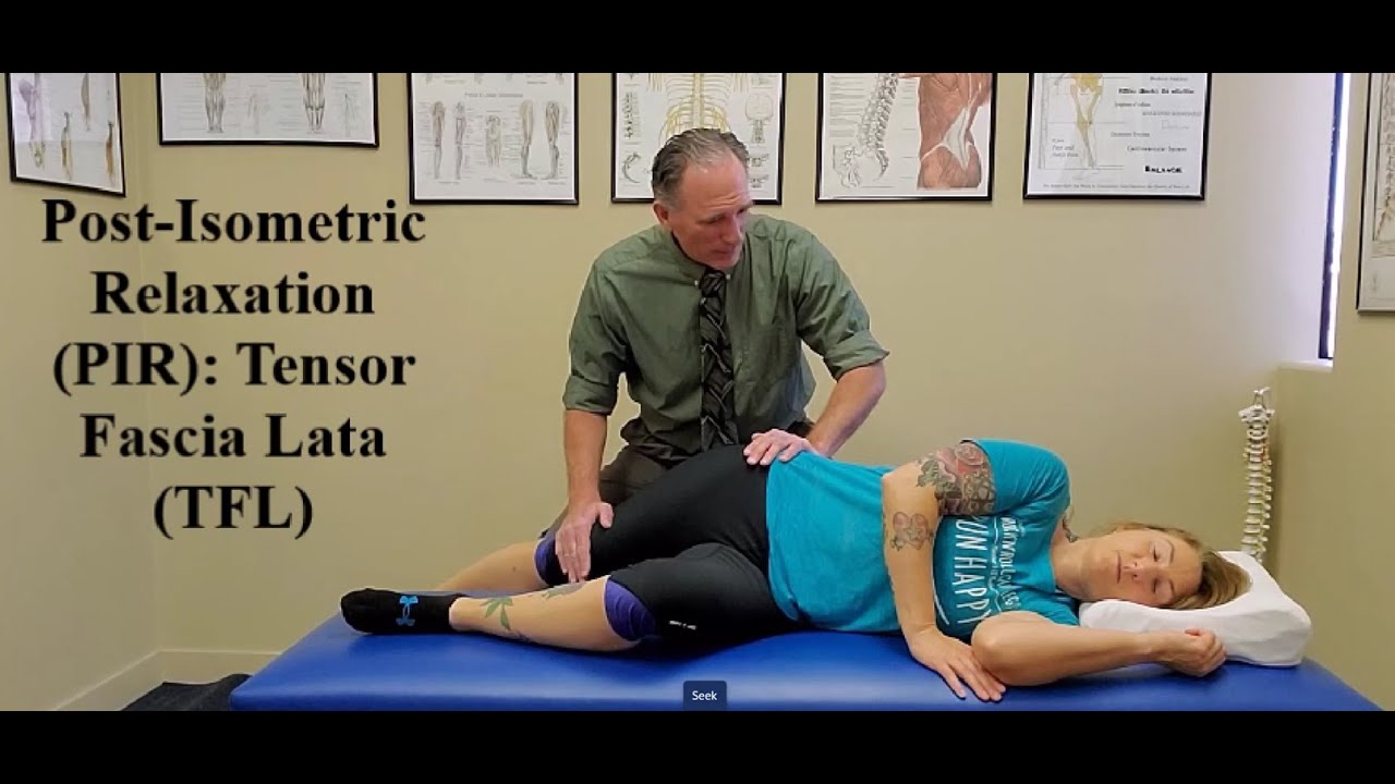 Post-Isometric Relaxation (PIR) - Tensor Fascia Lata (TFL) - YouTube