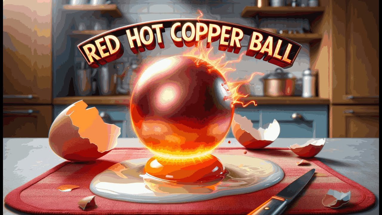 Red Hot Copper Ball - YouTube