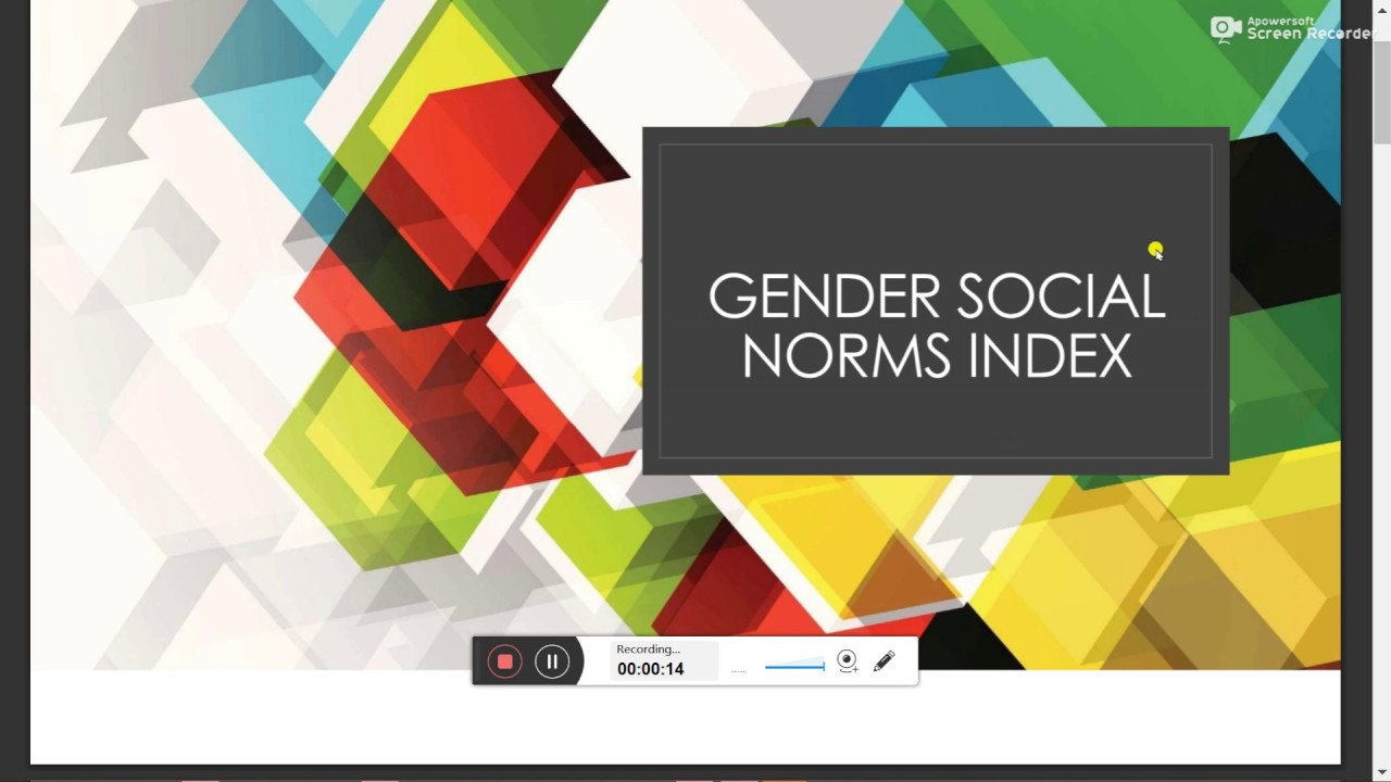 Gender Social Norms Index Youtube