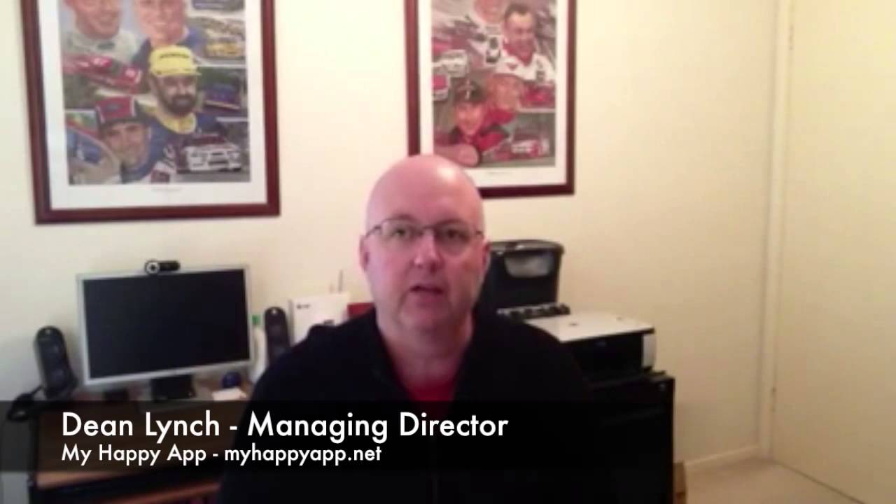 Dean Lynch Testimonial - My Happy App - YouTube