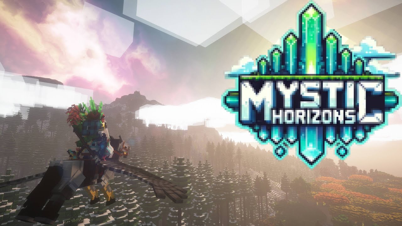 Mystic Horizons #2 - Target Full Diamond - Minecraft Mod Pack - YouTube