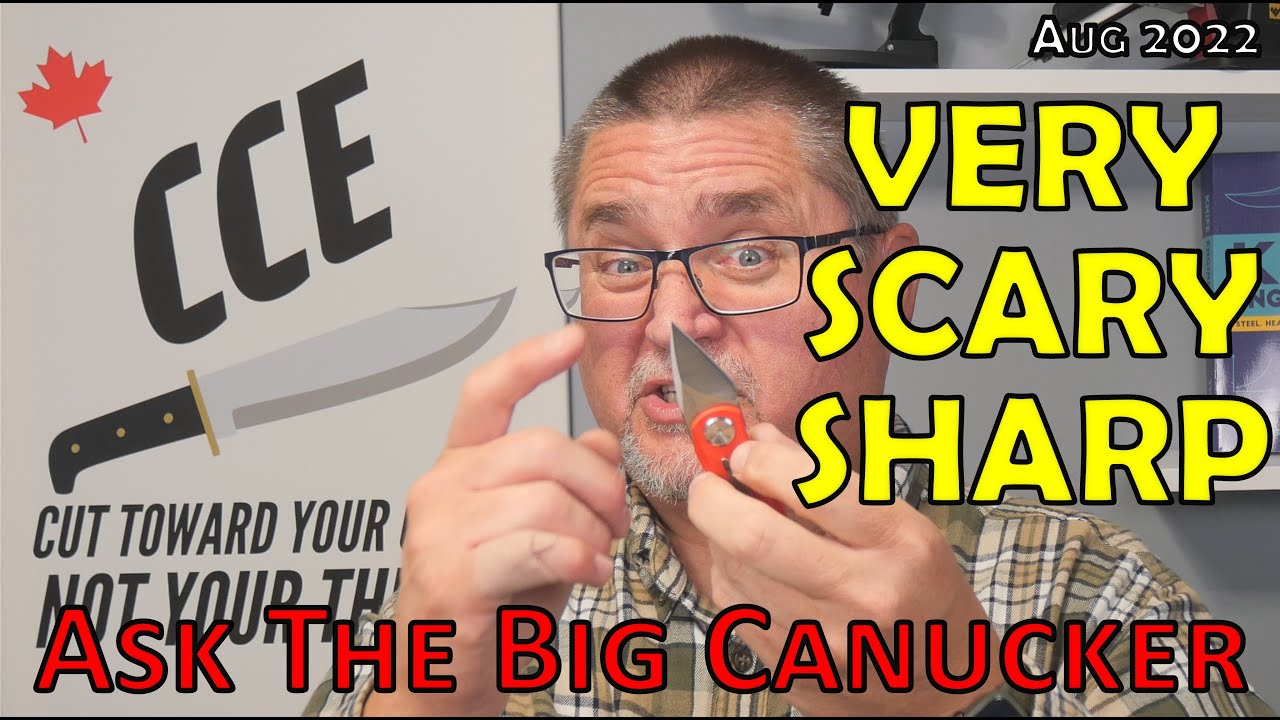 CCE Knives are SCARY SHARP - Just as the Big Canucker - YouTube