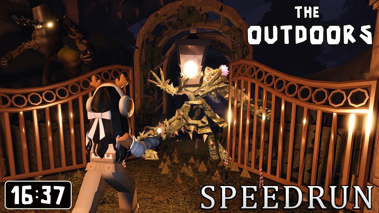 Doors : NEW Speedrun THE OUTDOORS All Entity Jumpscares || UPDATE - YouTube