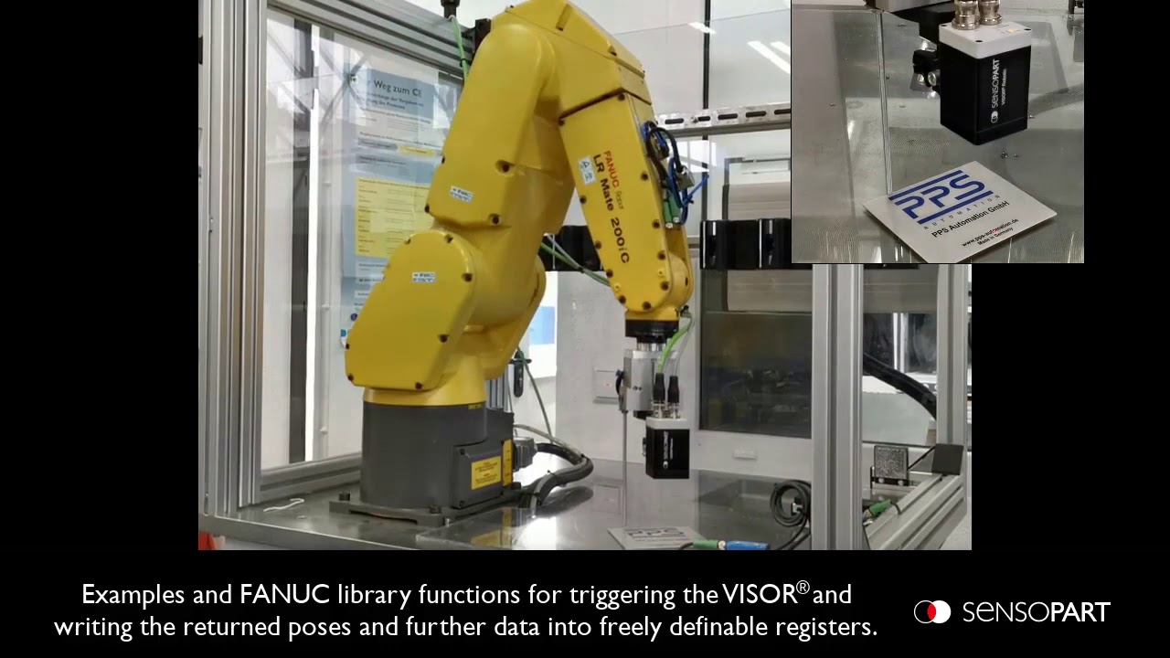 Vision Camera VISOR® Robotic - FANUC Library - YouTube