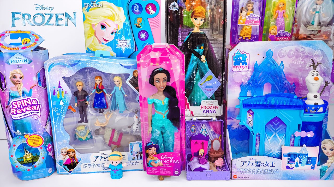 Unboxing Disney Frozen Toy Series | Elsa Ice Palace Stackable | Elsa ...