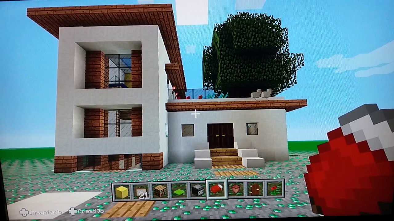 Decorar casa moderna en Minecraft . Parte 2 Planta Baja. Modo Creativo ...