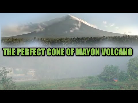 THE PERFECT CONE OF MT.MAYON/MAYON VOLCANO OF ALBAY/MAY PA SNOW TUWING ...