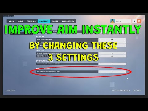 FIX YOUR AIM in Overwatch 2 (Best Mouse & Keyboard Settings) - YouTube