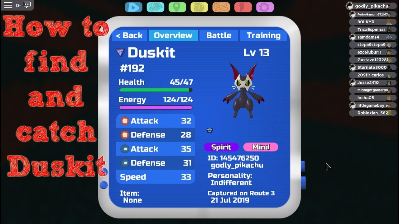 HOW TO FIND AND CATCH DUSKIT!! - Loomian Legacy - YouTube