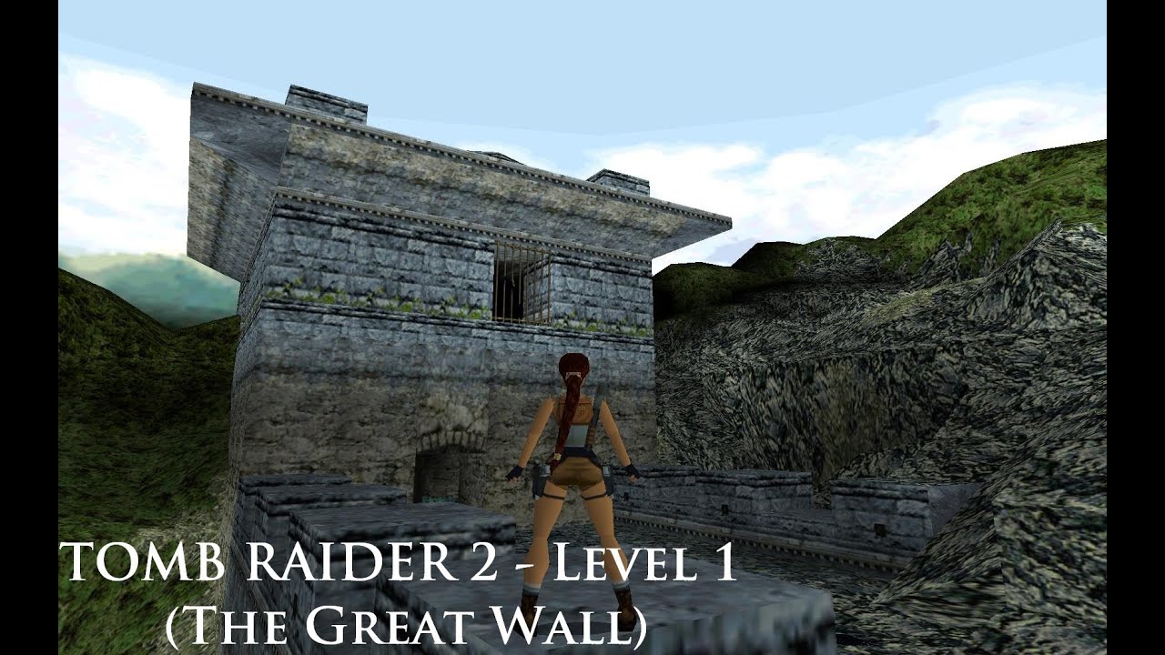 Tomb Raider 2 - Level 1 (The Great Wall) - YouTube