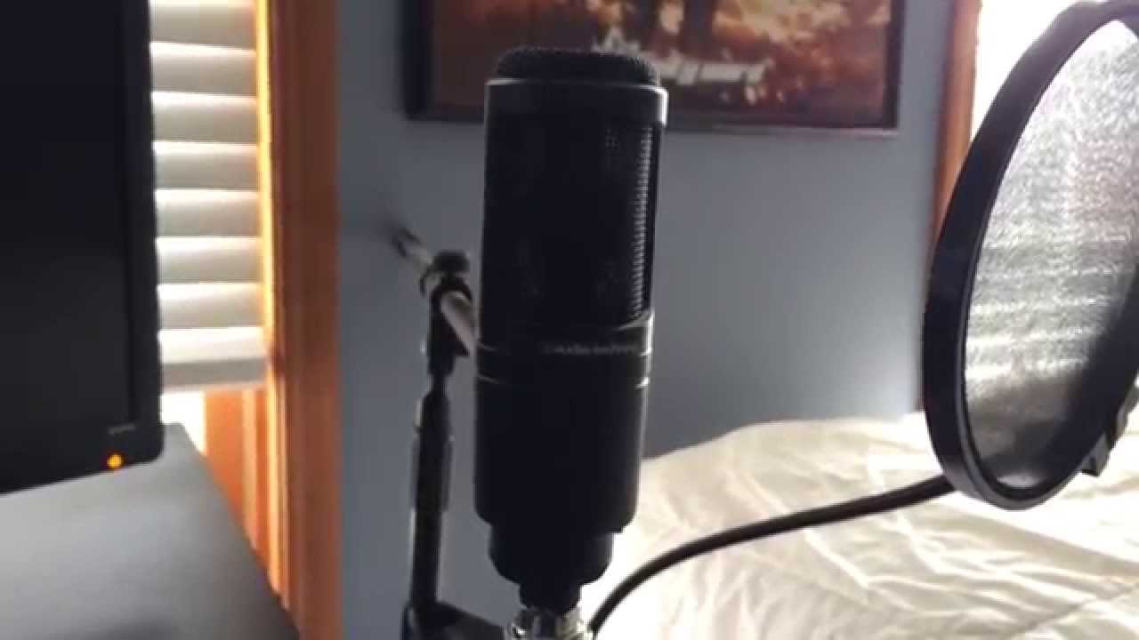 Audio Technica AT2020 Mic Review! - YouTube