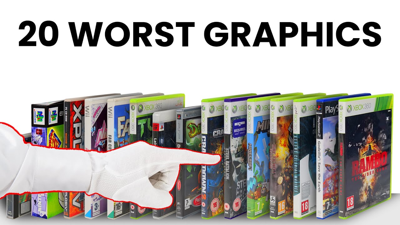 Unboxing 20 Worst Graphic Games of All Time - YouTube