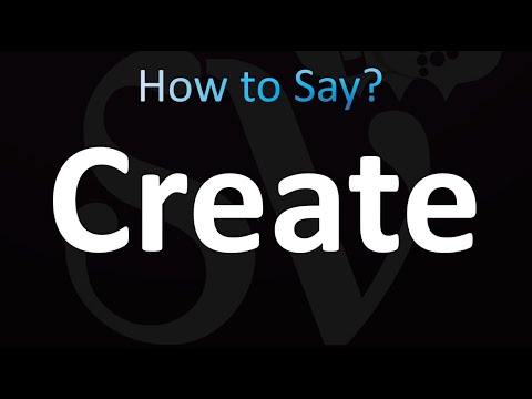 How to Pronounce Create (Correctly!) - YouTube