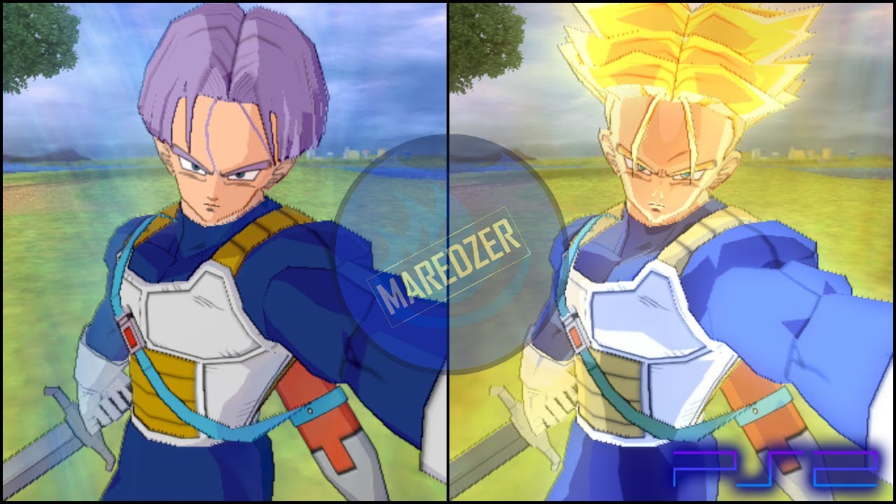 DBZ BT3 PS2 Mod Request Trunks armadura (skin espada) 【Audio Latino HD ...