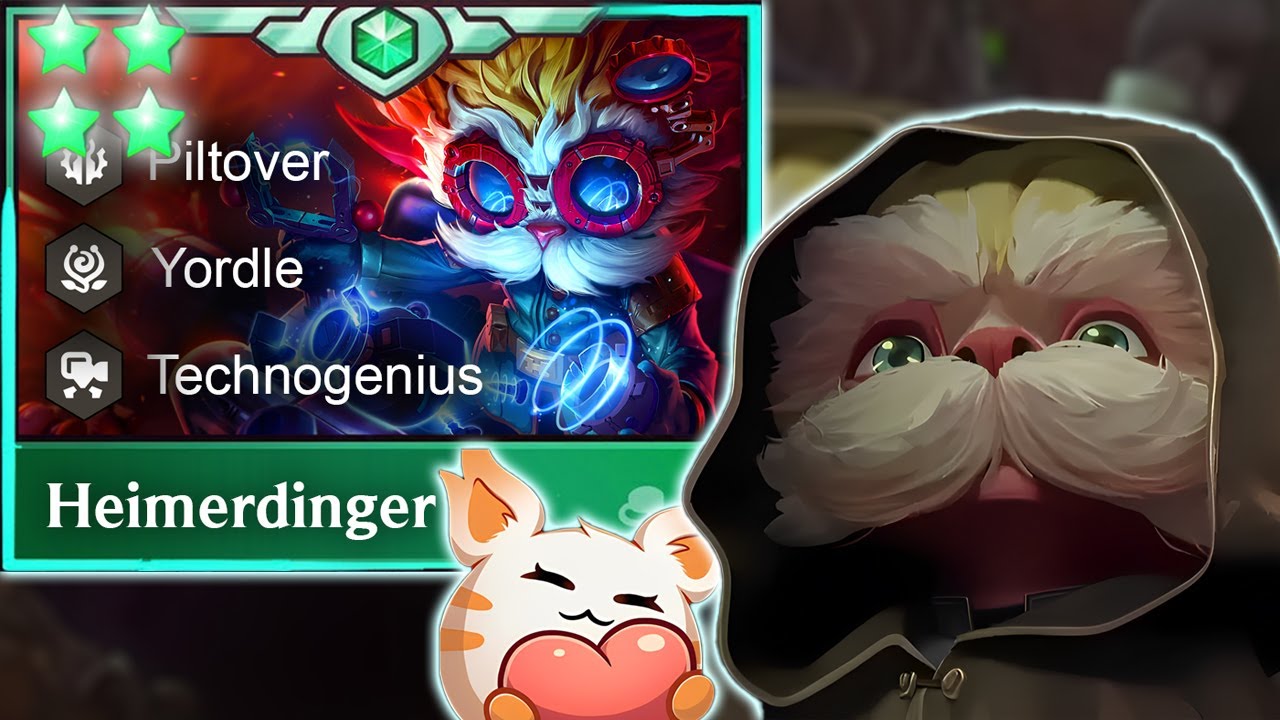 WELCOME HOME, HEIMER! | 4 Star Heimerdinger | TFT Set 9 - YouTube