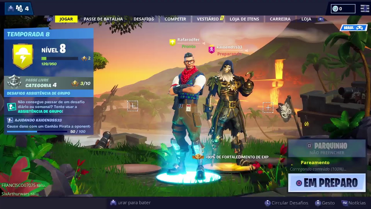 Fortnite com Kaio - YouTube