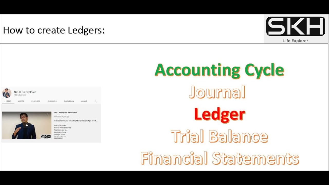 Creating Ledgers #Ledgers #Accounting #IGCSE #Creating ledgers - YouTube