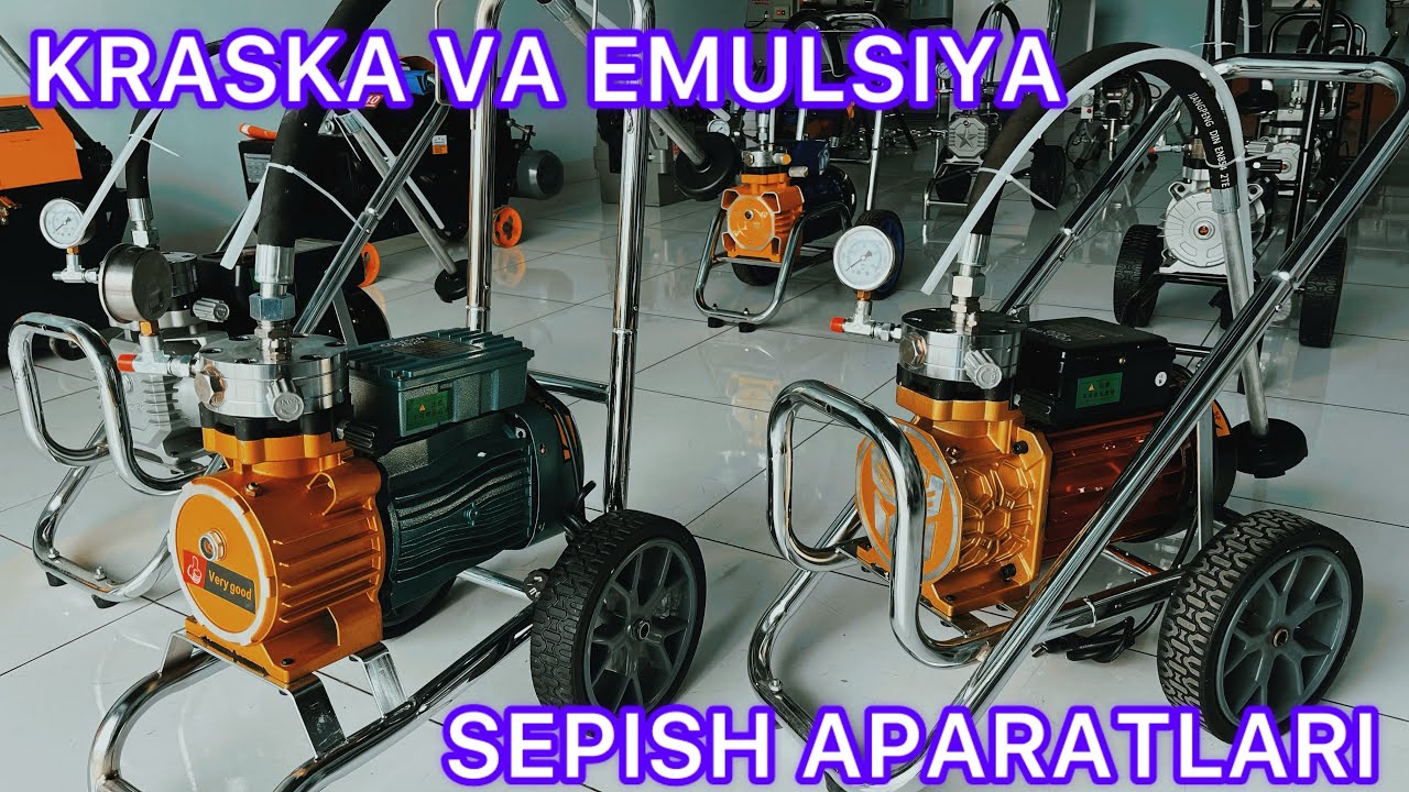 KRASKA VA EMULSIYA SEPISH UCHUN VAGNER NARXLARI 2024 - YouTube