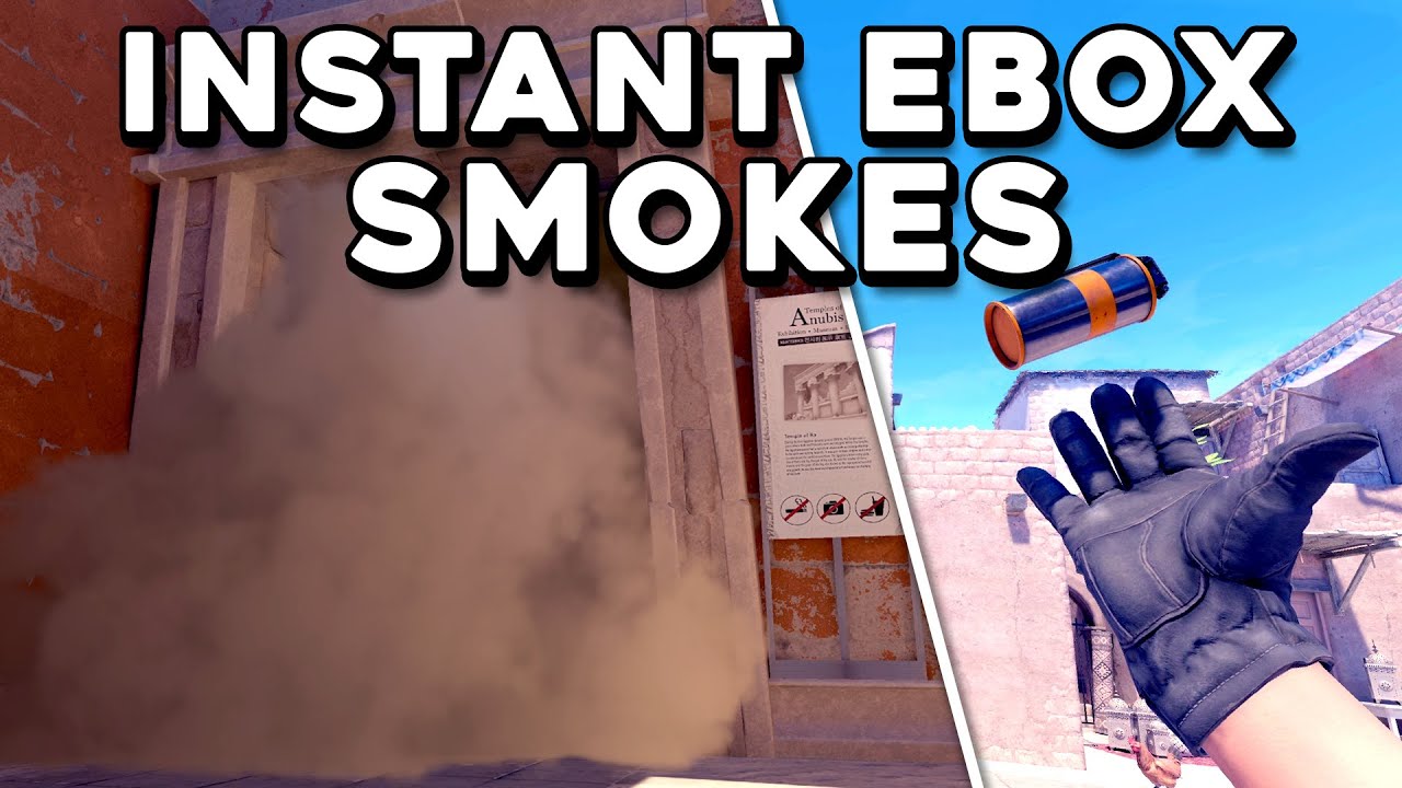 How to throw INSTANT E-Box Smokes on Anubis (CS2 Utility Guide) - YouTube