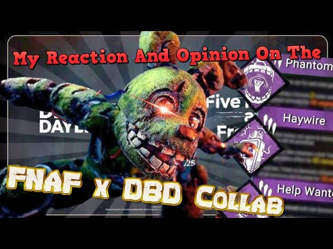 My Honest Take On DBD x FNAF - Dead by daylight - YouTube
