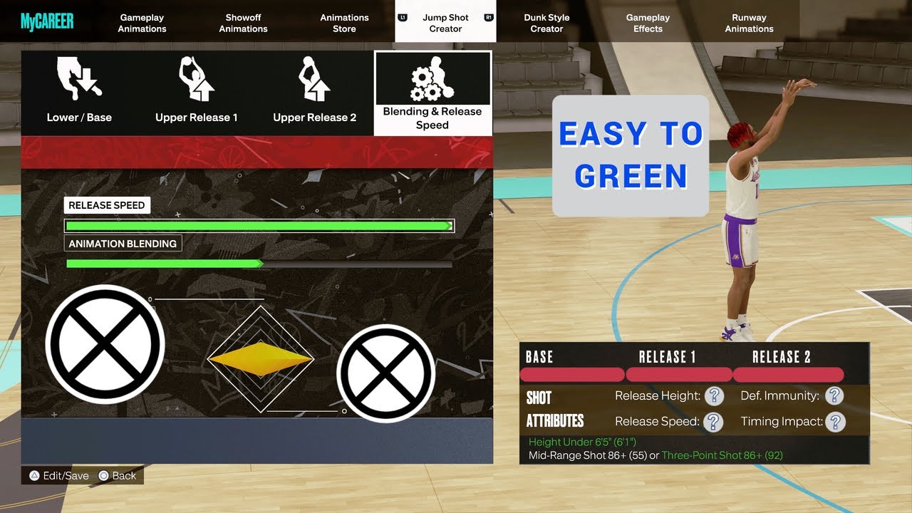 NBA 2K23 EASY TO GREEN JUMPSHOT FOR GUARDS! - YouTube