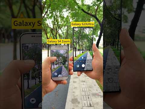 Samsung Galaxy S23 Ultra Vs Galaxy S4 Zoom #shorts #gadgets
