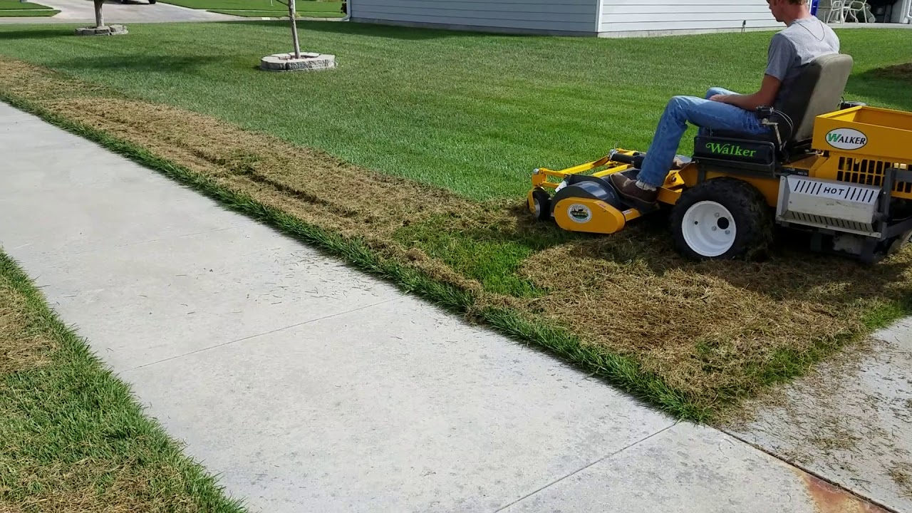 Power Rake/Lawn Dethacher - YouTube