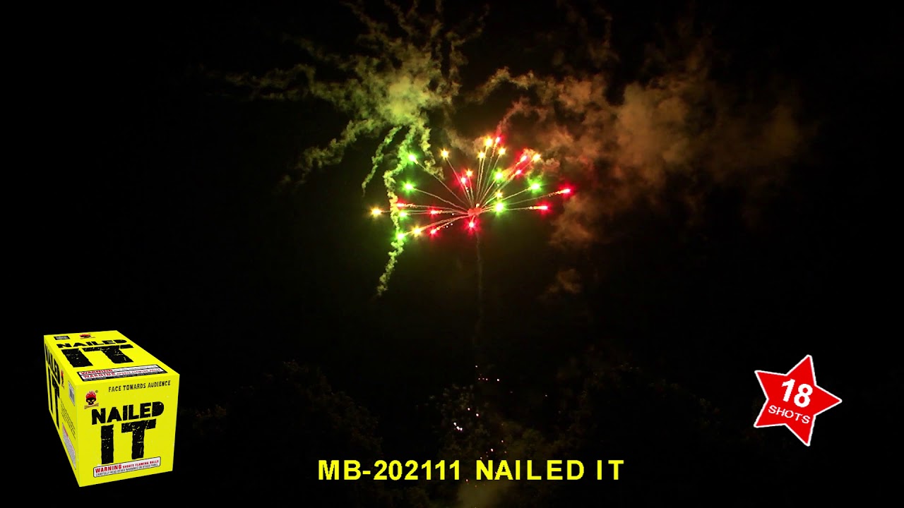NAILED IT - Megabanger Fireworks - 500 Gram - MB 202111 - YouTube