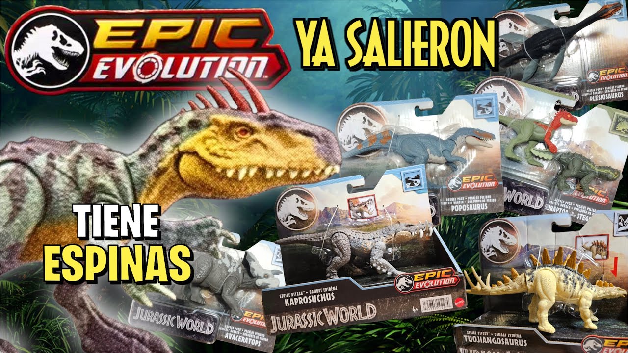 Novedades de JURASSIC WORLD EPIC EVOLUTION | Figura con "Espinas", Ya ...